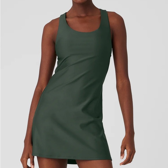 ALO Yoga | Dresses | Alo Yoga Airlift Fly Dress In Cactus Green | Poshmark